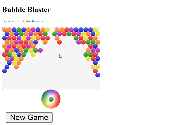 Simple Bubble Blaster Game In Javascript Free Source Code Sourcecodester